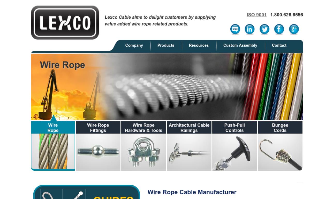Lexco Cable Mfg. | Rope Suppliers