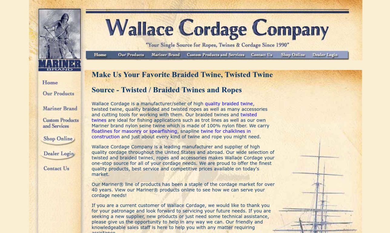 Wallace Cordage Company | Rope Suppliers