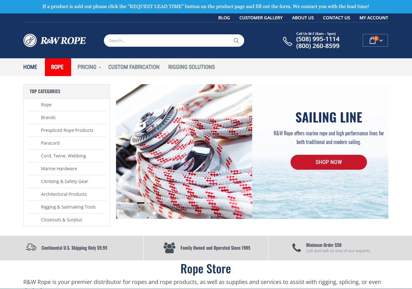 R&W Rope | Rope Suppliers